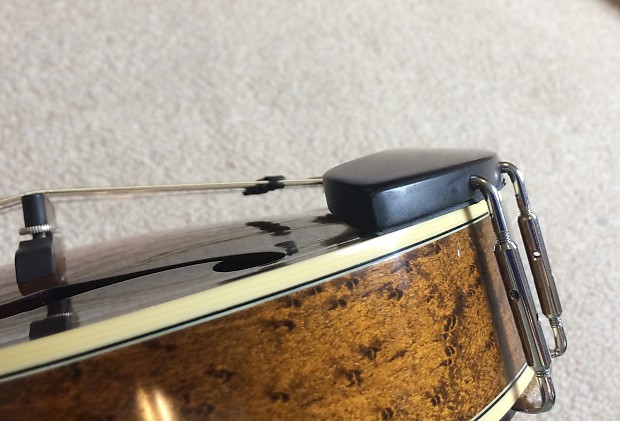 McClung Mandolin Arm Rest 2016 Black/"ebonized" -angled | Reverb