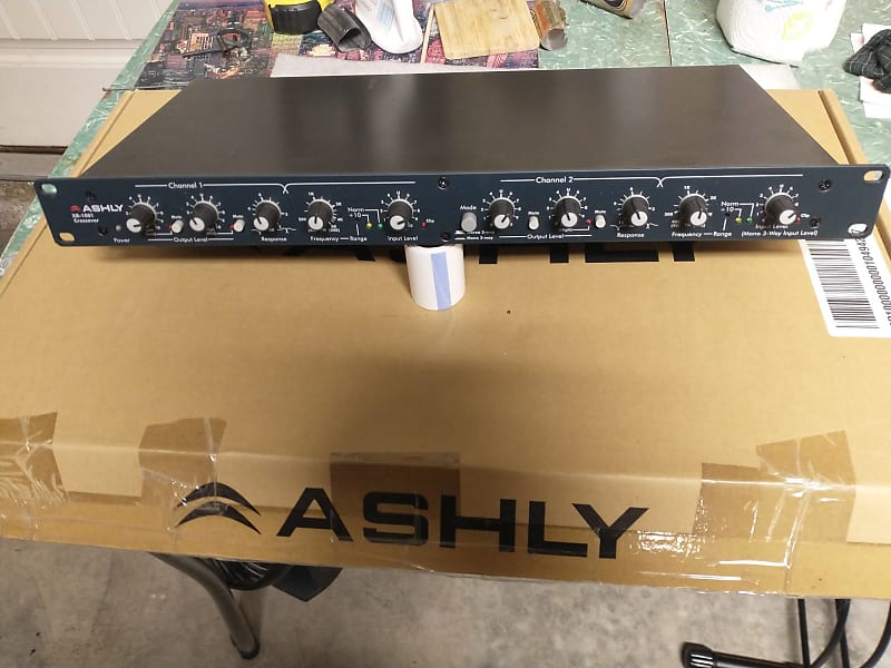 Ashly XR-1001 Stereo 2-Way, Mono 3-Way CroSSover 2010s - Blue | Reverb