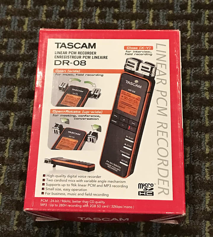 TASCAM DR-08 recorder | Reverb
