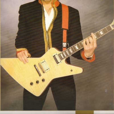 Hamer Explorer EX Gary Moore WILD FRONTIERS 1980s - Natural | Reverb