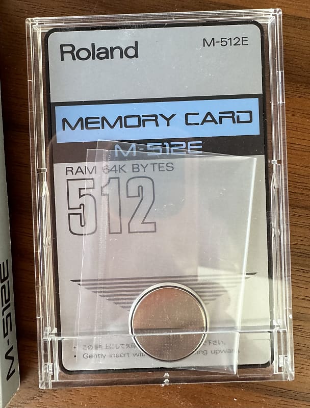 Roland M-512E memory card | Reverb