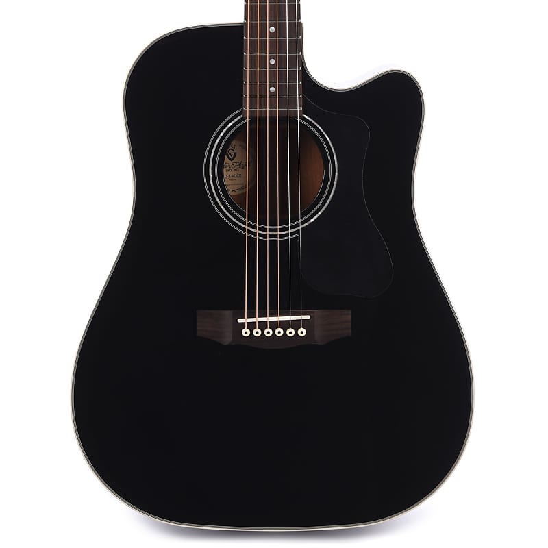 Guild D-140CE Dreadnought Black | Reverb UK