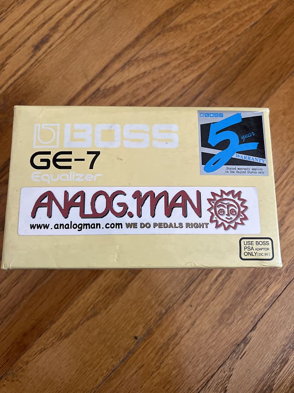Boss GE- 7 EQ Analogman Mod | Reverb