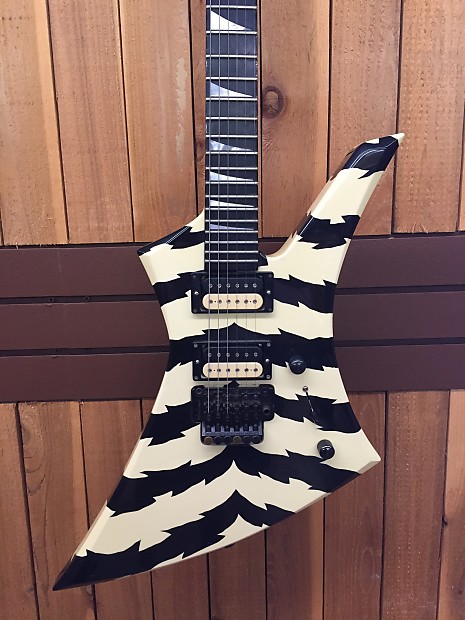 Jackson USA Kelly Custom 1993 Zebra | Reverb
