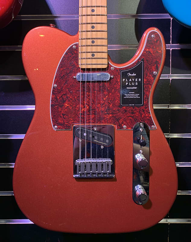 Fender Player Plus Telecaster - Aged Candy Apple Red w/ Maple | Reverb