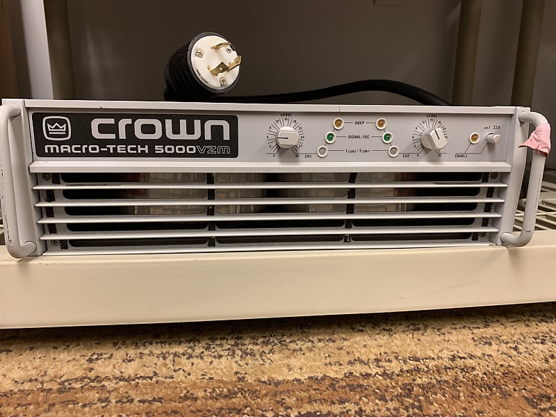 Crown Macro-Tech 5000VZM Professional Power Amplifier | Reverb