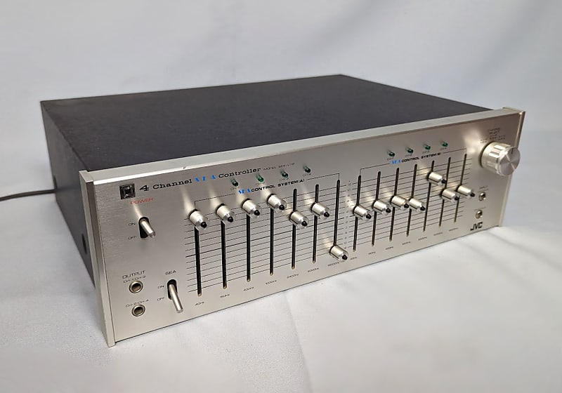 JVC SEA-V7E 4-Channel Solid State SEA Controller EQ Equalizer | Reverb