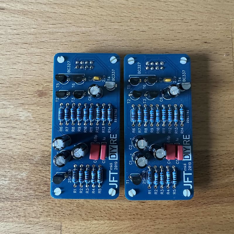 DIYRE JFT MkII Class-A Transistor Colour Module PAIR | Reverb