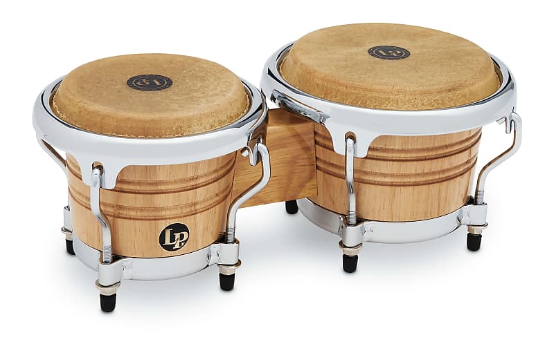 Latin Percussion Mini Bongos Miniature Replica of Full Size | Reverb