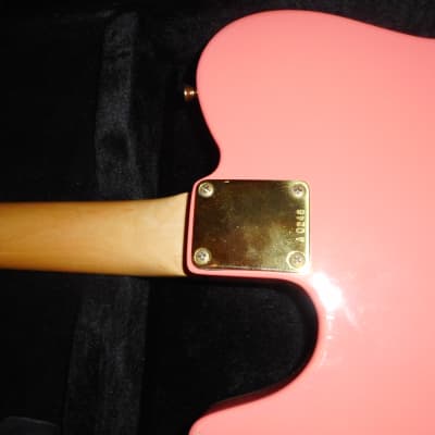 Schecter PT Telecaster 1984 - Pink/White | Reverb