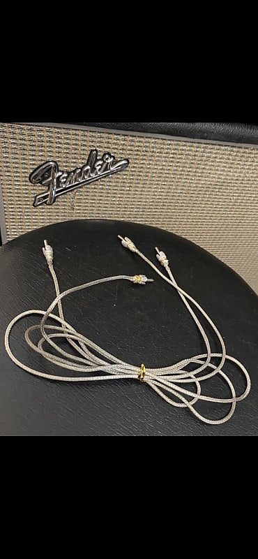 Vintage 1960’s Fender Braided RCA Reverb Tank Cables | Reverb