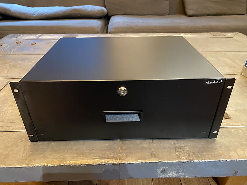 NavePoint 4U Rack Drawer 2018 - Black | Reverb