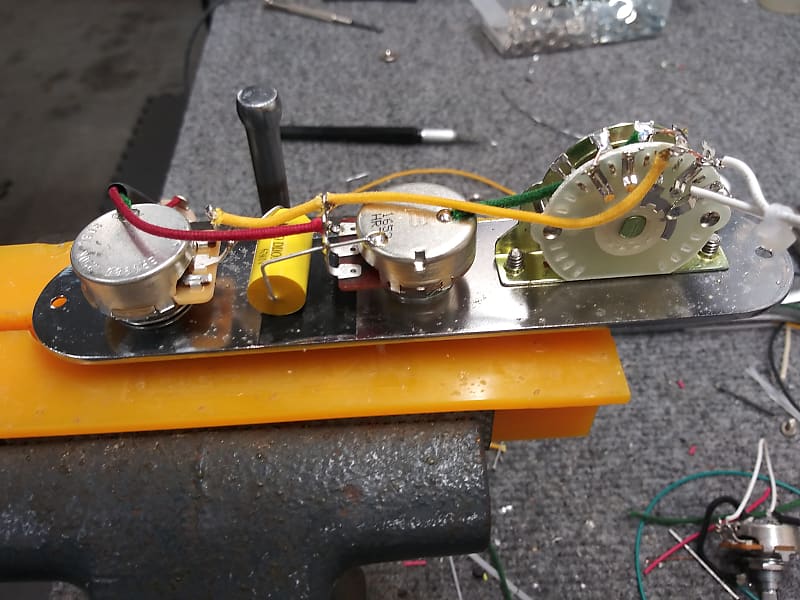 Hoagland Custom Handcrafted Standard Tele Wiring w/3-Way | Reverb