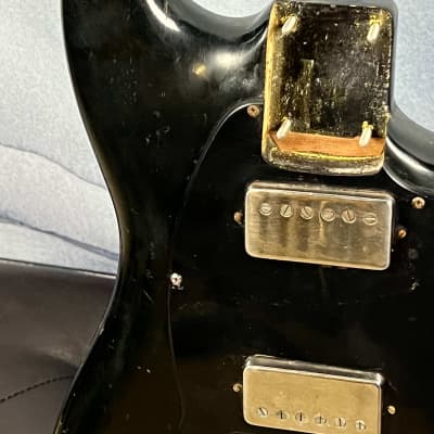 1978 Fender Musicmaster Modified Loaded Guitar Body Black | Reverb
