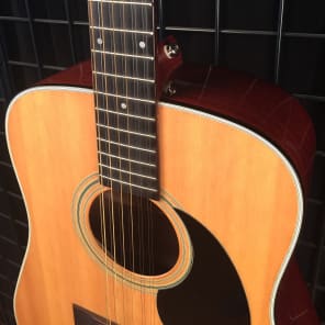 1980's Sigma by Martin DM12-3 12-String Dreadnought Acoustic | Reverb