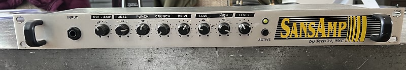 Tech 21 SansAmp 1990s Vintage Rack Unit - Black | Reverb
