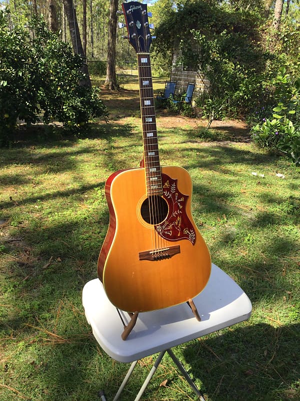 Gibson Hummingbird Custom 1975 Natural | Reverb