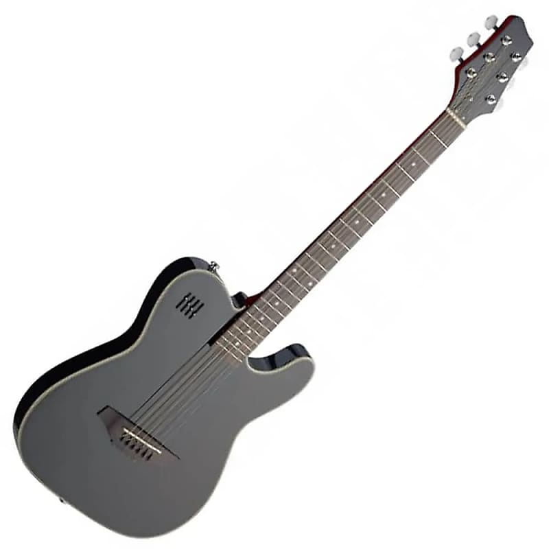 JN EW3000CBK Acoustic/Electric Solid Body Black | Reverb