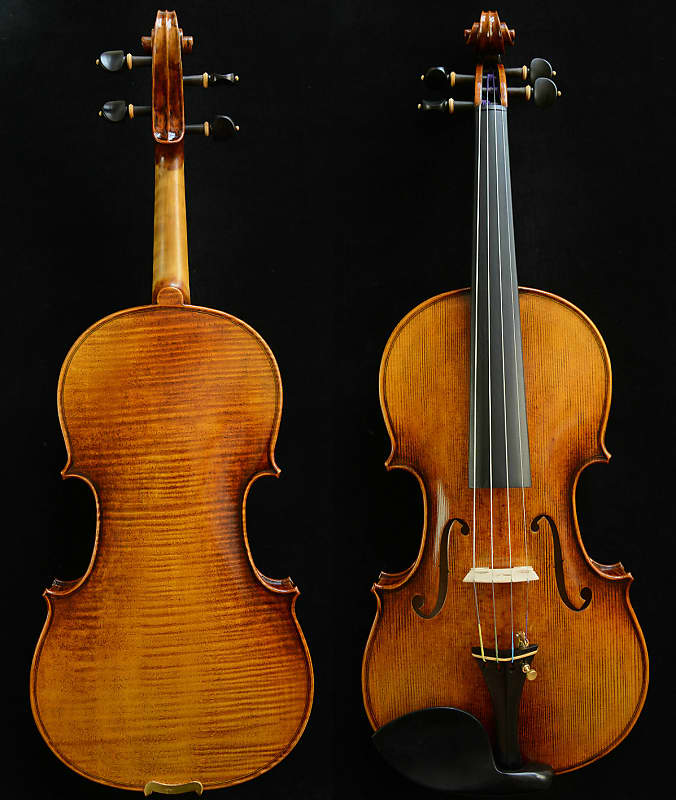 1-PC Back Violin Stradivari 1716 Messiah Violin Fabulous | Reverb