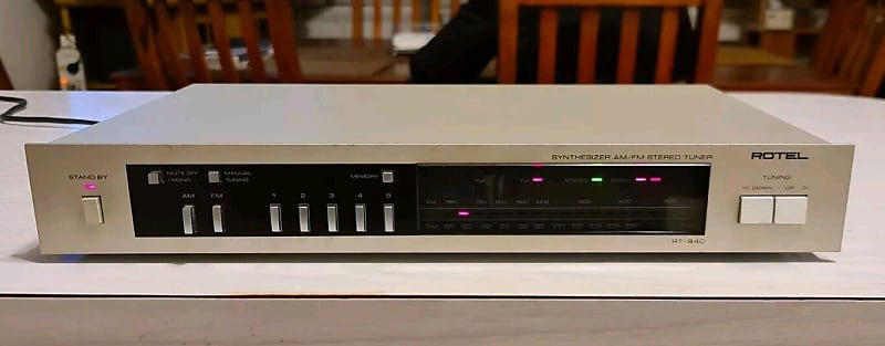 VINTAGE ROTEL SYNTHSIZER STEREO FM TUNER | Reverb
