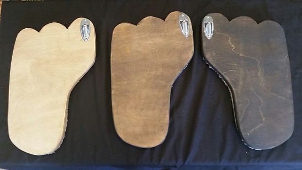 bigfoot stomper foot controlled percussion pedal light brown | Reverb