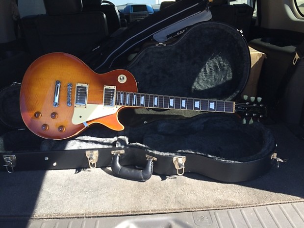 Epiphone les paul standard flame top. Upgraded pickups | Reverb