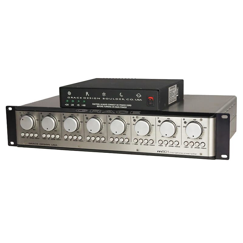 Grace Design 801 Eight Channel Mic Preamp #A801107 | Reverb