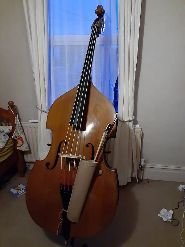 Left Handed Double Bass Antoni 3/4 (ADB05) - with Bow, | Reverb UK