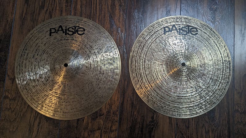 PAISTE Prototype Hihats 14" - 2000s - Natural - Dry | Reverb