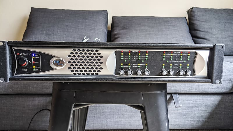 Ashly ne8250 Network Power Amplifier with Built in DSP | Reverb
