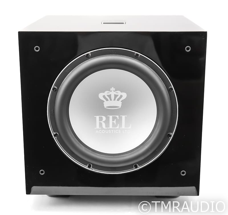 REL S/812 12" Powered Subwoofer; S812; Gloss Black | Reverb