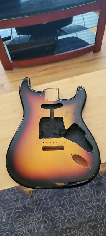 Fender Custom Shop 69 Relic Stratocaster body | Reverb