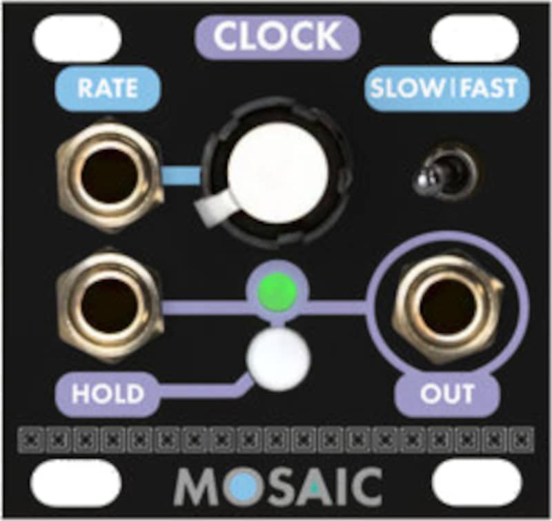 Mosaic Clock Eurorack Synth Module, Black | Reverb