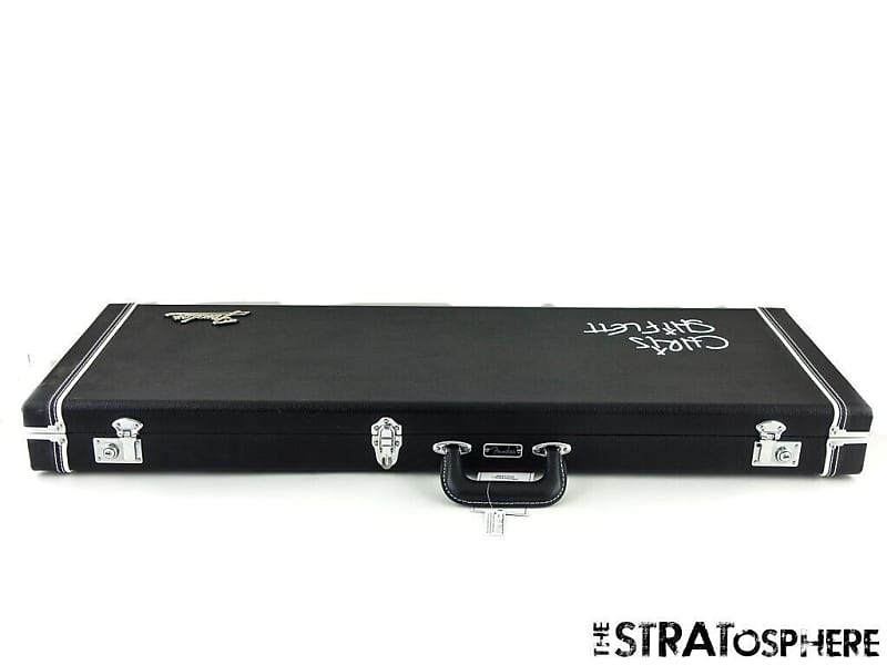 Fender CHRIS SHIFLETT Tele Vint Black Tolex HARDSHELL CASE | Reverb