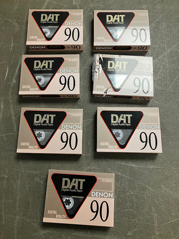 DAT R-90DT Tapes Lot of 7 90's - Grey | Reverb