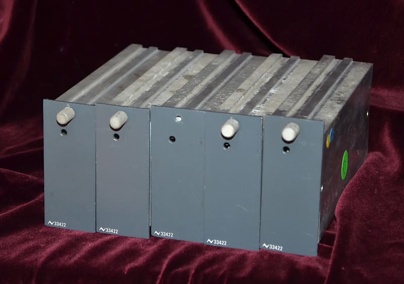 TWO (2) Neve 33422 Discrete Line Amplifier Modules mid | Reverb UK