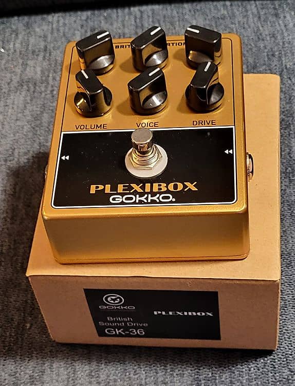 Gokko GK-36 PLEXI BOX British Distortion 2020's - gold | Reverb