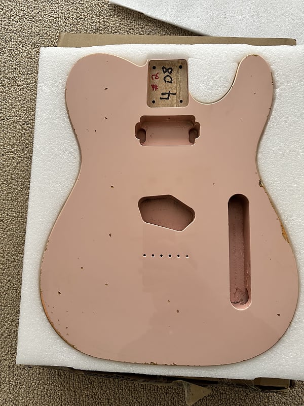 Fender* Telecaster 2023 Aged shell pink Boutique bundle HX | Reverb