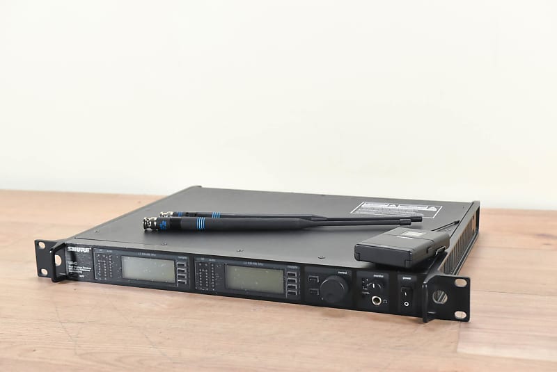 Shure UR4D Wireless Receiver w/ UR1 Belt Pack - L3 | Reverb Australia