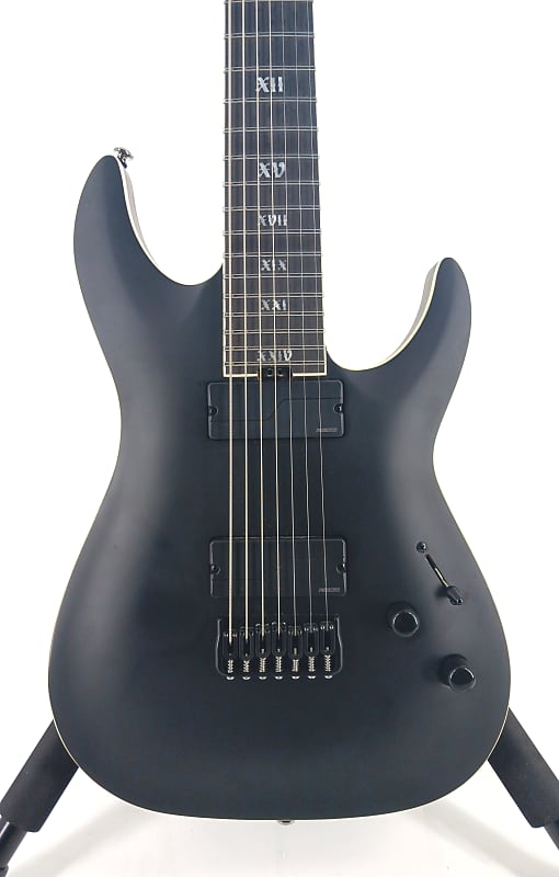 Used Schecter C-7 Evil twin 7-String Electric Guitar wtih | Reverb