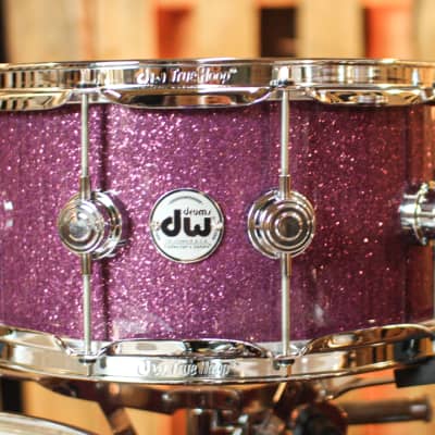 DW Collector's Maple SSC Purple Glass Drum Set - | Reverb