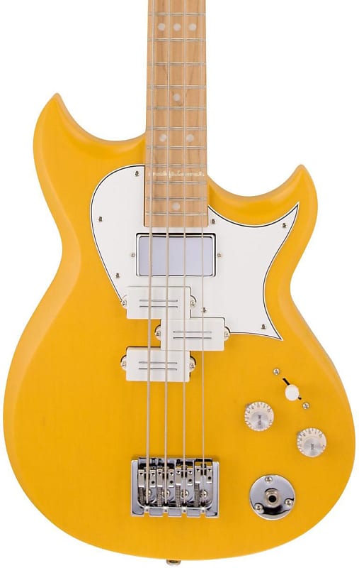 Reverend Mike Watt Wattplower MKII Bass Guitar - Watt Yellow | Reverb