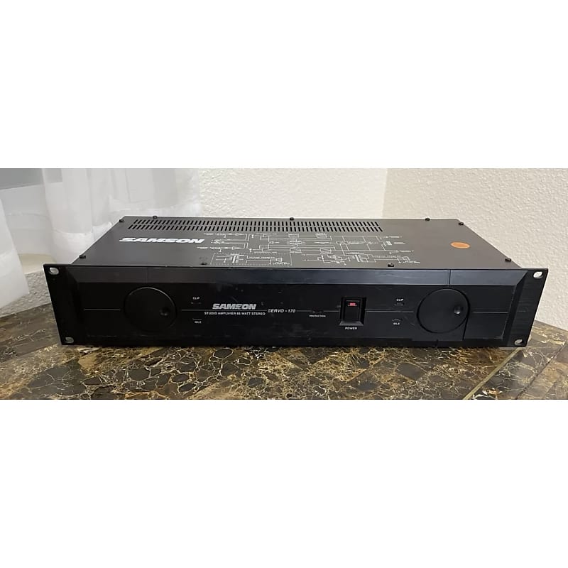 Samson Servo 170 Studio Amplifier 2 Channel 85 Watts X2 @4 | Reverb
