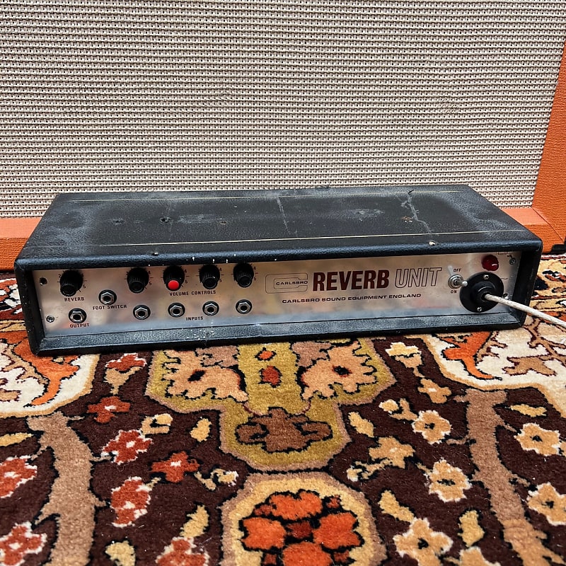 Vintage 1970s Carlsbro Spring Reverb Unit Tank Guitar | Reverb UK