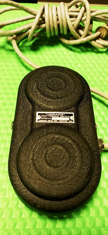 Linemaster Switch Corp Foot Treadle Switch 1990s Black | Reverb