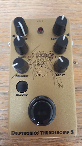 Delptronics Thunderclap 2 Stomp Box 2016 Gold | Reverb