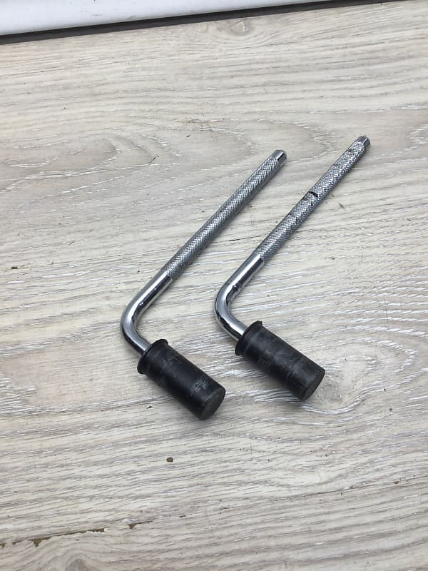 Set of 2 Authentic Roland L-Bars Tom / Snare Mounts | Reverb