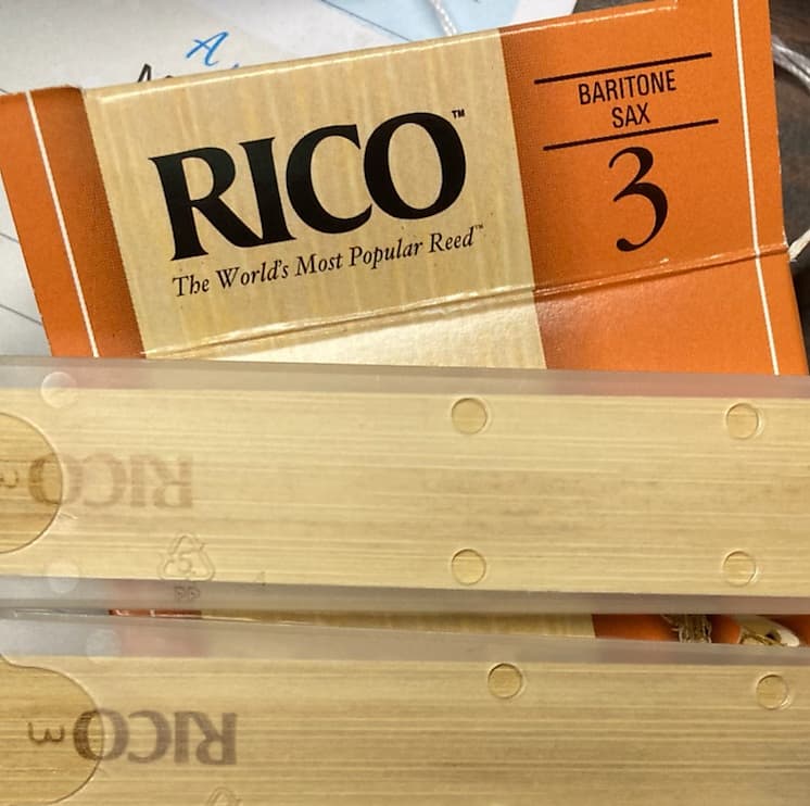 Rico Baritone Saxophone BARI SAX Reeds - Strength 3.0 (open | Reverb