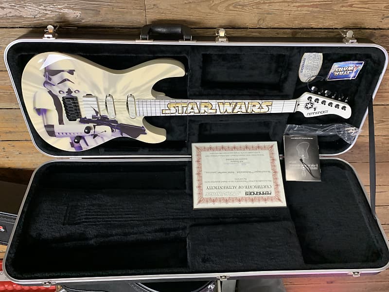 2002 Fernandes Star Wars Stormtrooper Retrorocket Guitar | Reverb