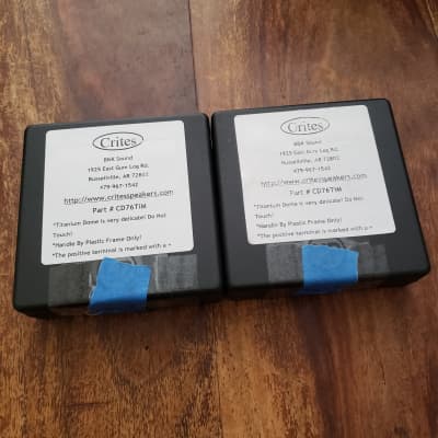 Rare Klipsch Heresy II, 1986, Crites Titanium Tweeter | Reverb